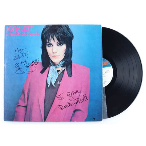 Joan Jett Signed Joan Jett And The Blackhearts I Love Rock N Roll