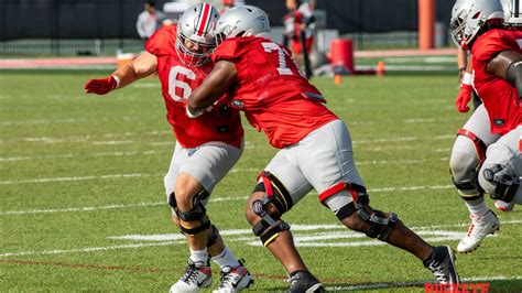 Is Ohio State S Offensive Line About To Go From Concern To Strength Buckeye Huddle