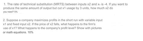 the rate of technical substitution mrts ﻿between