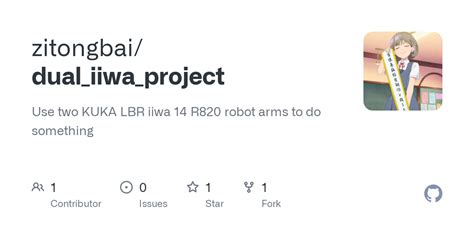GitHub Zitongbai Dual Iiwa Project Use Two KUKA LBR Iiwa 14 R820