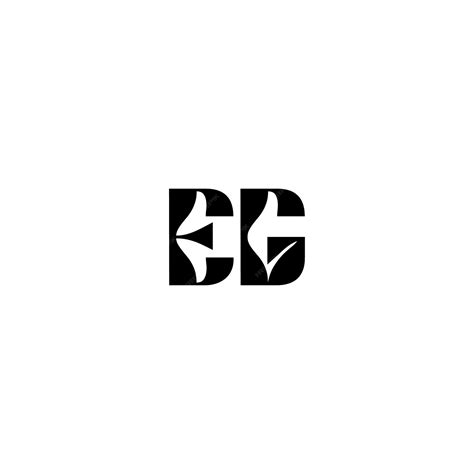 Premium Vector Eg Monogram Logo Design Letter Text Name Symbol
