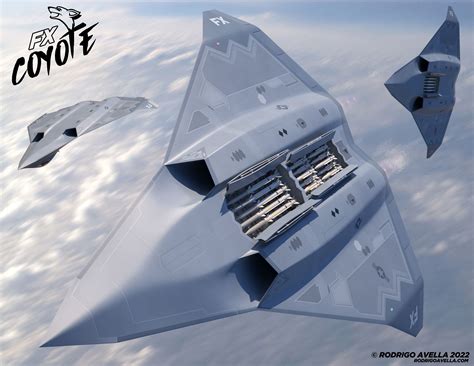 Coyote Fx Sixth Generation Fighter Concept Rodrigo Avella Artofit