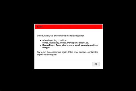 Rangeerror Arraysize Is Not A Small Enough Positive Integer Online