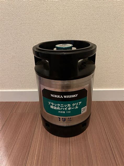 Yahooオークション ブラックニッカクリア 樽 アサヒスーパードライ
