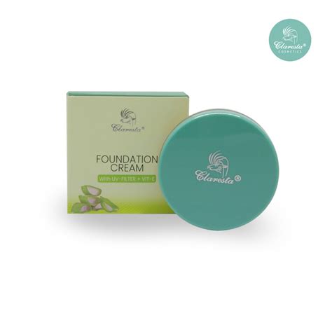 Jual Claresta Foundation Cream Full Coverage Alas Bedak 28g Shopee