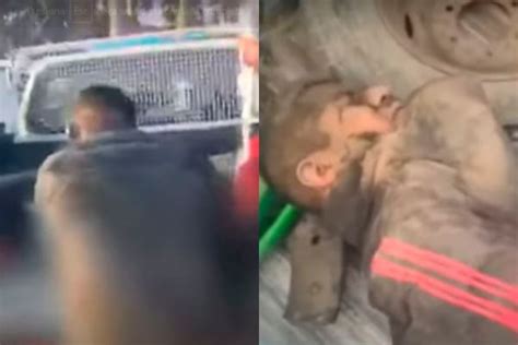Ate Vecinos Capturan Golpean Y Desnudan A Delincuente Tras Asaltar A