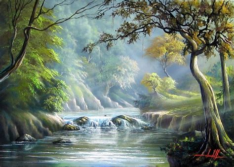 Pintura De Paisagens E Marinhas Pinturas Da Natureza Obra De Arte Natureza Arte Em Pintura