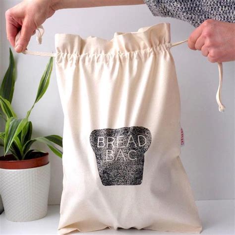 DIY Reusable Linen Bread Bags Zero Waste Food Storage Ideas