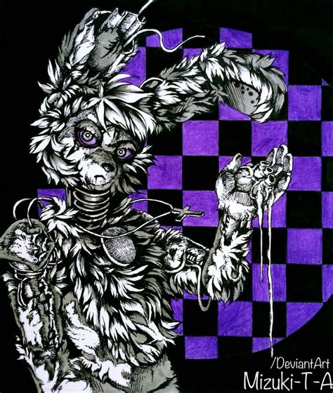 Mizuki T A Fnaf Springtrap Fanart