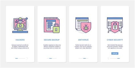 Protection Shields Set Royalty Free Vector Image