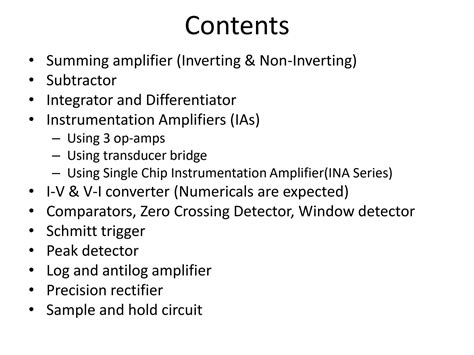 SOLUTION Linear And Non Linear Applications Of Op Studypool