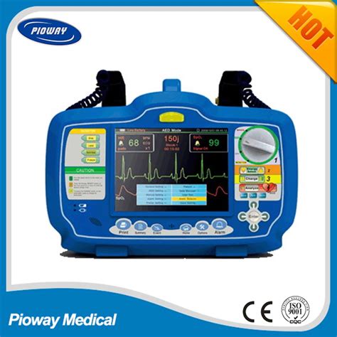 Ce Iso Approved Biphasic Defibrillator Monitor With Spo2 Ecg And Nibp Dm7000 Defibrillator