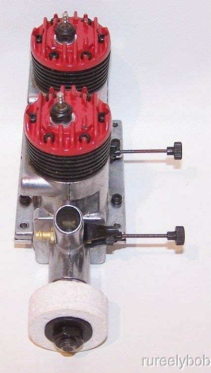 Unique McCoy 70 Alternate Firing Inline Twin Glow C L Model Airplane