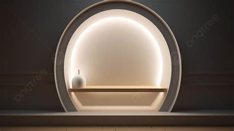 3d 렌더링에서 벽에 설정된 속이 빈 곡선 선반 디스플레이 팔다 사업 판매 특별한 배경 일러스트 및 사진 무료 다운로드
