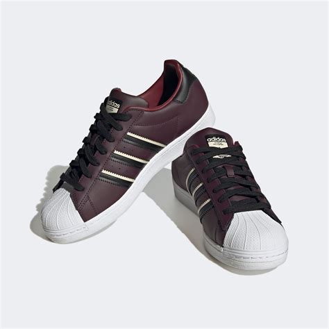 adidas Superstar Erkek Bordo Spor Ayakkabı Erkek Spor Ayakkabı ...