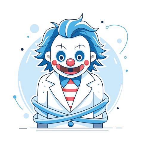A Flat Style Illustration Of Scary Clown 52175024 Vector Art At Vecteezy