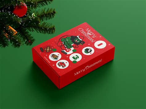 개인작업 크리스마스 어드벤트 캘린더 디자인 Behance