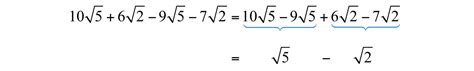 Adding And Subtracting Radical Expressions