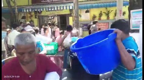 29 11 23 သရက်တောကျောင်းတိုက် သဘာဝတရားရိပ်သာ၌ နေ့စဥ် ထမင်း ဟင်း အဟာရဒါန