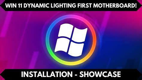 Windows 11 Dynamic Lighting First Supported Motherboard Tested
