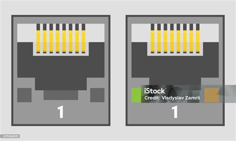 Ethernet Port Stock Illustration Download Image Now Cable