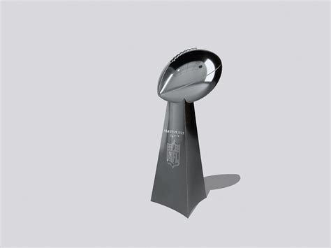 The Vince Lombardi Trophy 3d Model Cgtrader