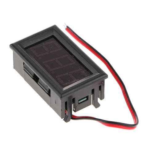 Dc Digital Led Voltímetro Probador De Voltaje Dc5v 120v Panel 3