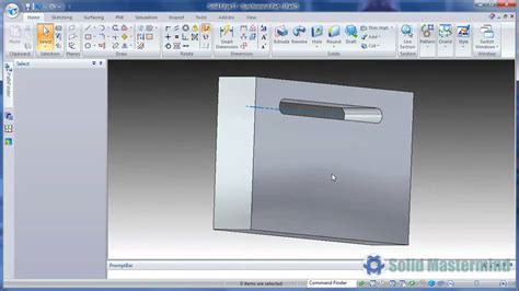 Solid Edge Top Tips How To Create A Slot YouTube