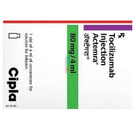 80mg Tocilizumab Injection At Best Price In Ahmedabad By Jupiter