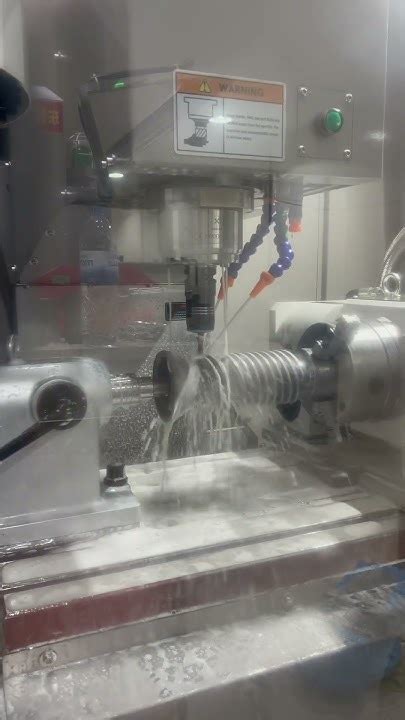 Cnc Four Axis Spiral Thread Cutting Satisfying Finish Powermill Machine Shorts Cncmill Cnc
