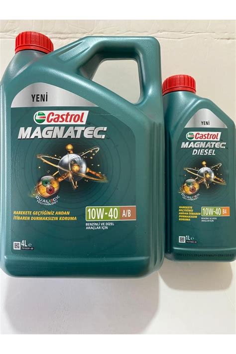 Castrol Magnatec Diesel 10w 40 B4 4l 1l 5 Litre D Y 2022 Fiyatı
