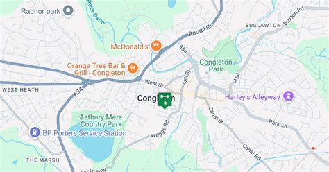 Congleton Map Congleton 1897 Map Maps Scale Ref Francisfrith Wa 0852