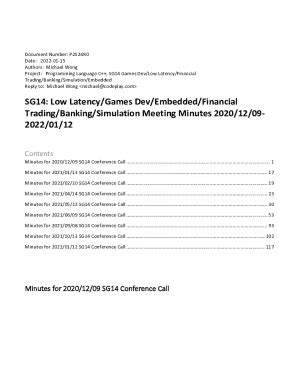 Fillable Online SG Games Dev Low Latency Financial Open Std Org JTC SC WG Docs Fax