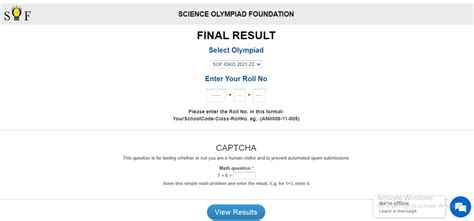 Igko Result 2022 Sof Igko Result