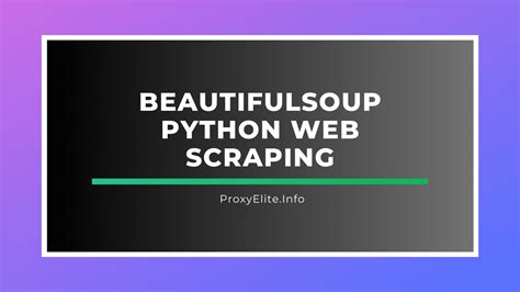 Quét Web Beautifulsoup Python Hướng Dẫn