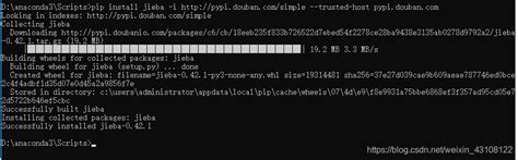 Python命令行安装jieba库pip Install Jieba I Csdn博客 Python命令行安装jieba库pip Install Jieba I Csdn博客