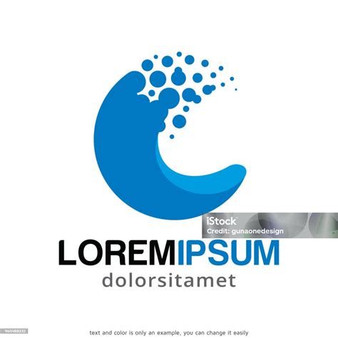 字母 C 水符號範本設計向量 會徽 設計理念 創意符號 圖示向量圖形及更多lorem Ipsum圖片 Lorem Ipsum 乾淨 信 文件 Istock