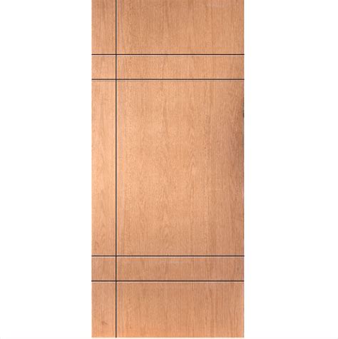 Modern Fiberglass Wood Like Front Door For Exterior Krosswood Doors