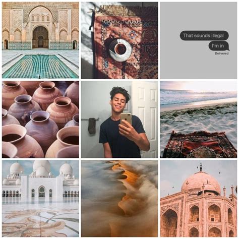Aladdin Aesthetic Moodboard Aladdin Disney Taj Mahal