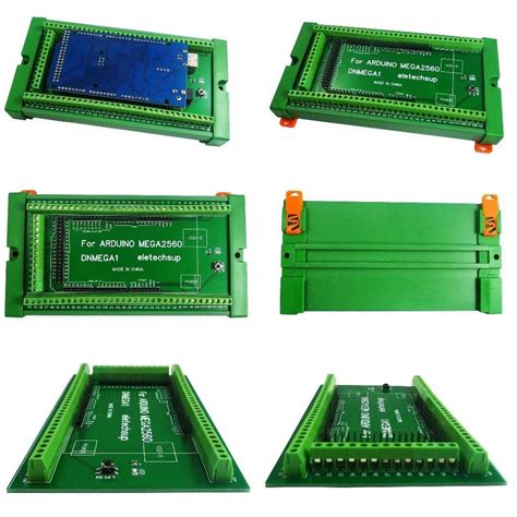 Din Rail Mount Screw Terminal Block Adapter Module For Arduino Uno Mega2560 Nano Pro Mini Board