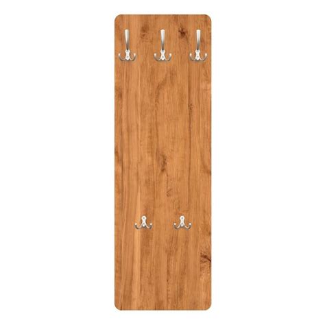 Bilderdepot24 Garderobenpaneel Design Holzoptik Bretteroptik Muster