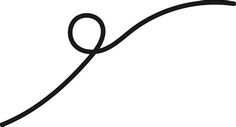 Hand Drawn Curved Line Shape Curved Line Icon 22219557 Png