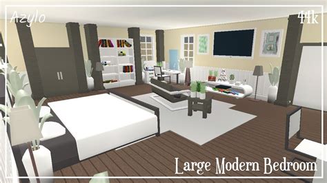 Bedroom Ideas Bloxburg Modern Roblox Bloxburg Large Modern Bedroom My