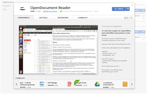 OpenDocument Reader Avviare Documenti Di LibreOffice E OpenOffice All