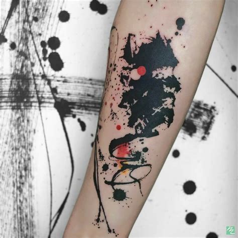 Ink Splatter Tattoo