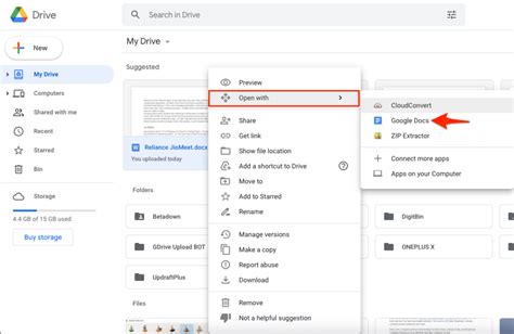 How To Open DOCX In Google Docs 2025
