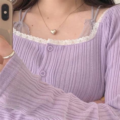 Pin By Arely Ast On Header Purple Outfits Purple Vibe Purple Girls