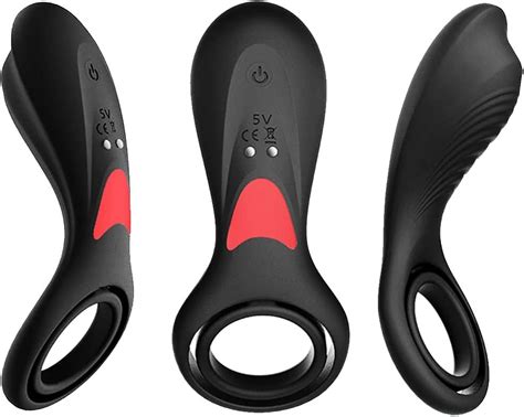 Vibrating Cock Ring With Dual Loop And Magnetic Charge And Remote Control