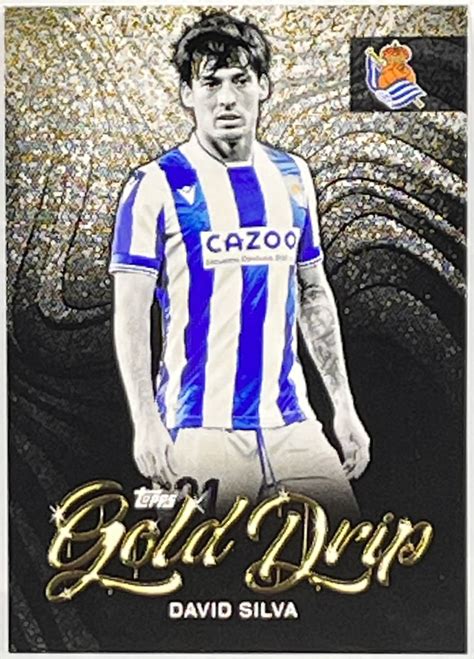 ダビド シルバdavid Silva 2022 23 Topps Real Sociedad Team Set Gold Dripその他