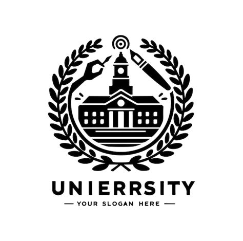 Illustration Vectorielle Du Logo De Luniversité Vecteur Premium